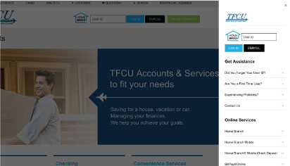 TFCU-Demo-Web-Screen-Nav-iMac | Tinker Federal Credit Union